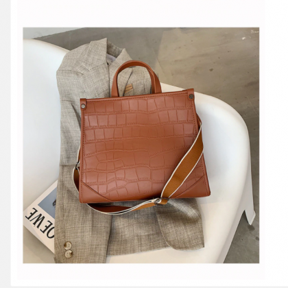 Wide Strap Female Shoulder Bag on Luulla