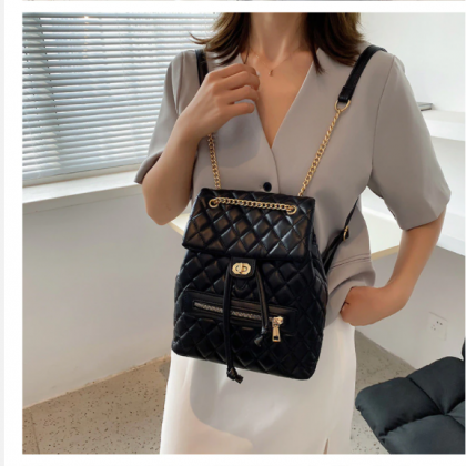 Fashion Diamond Women Backpack Chain on Luulla