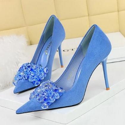 Luxury High Heels Rhinestone Women Pumps on Luulla