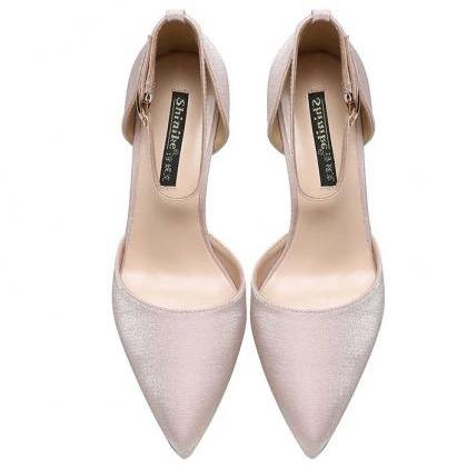 Elegant Satin Silk Stilettos on Luulla