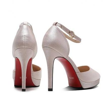 Elegant Satin Silk Stilettos on Luulla