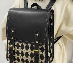 Retro Large Capacity Student School Bag on Luulla