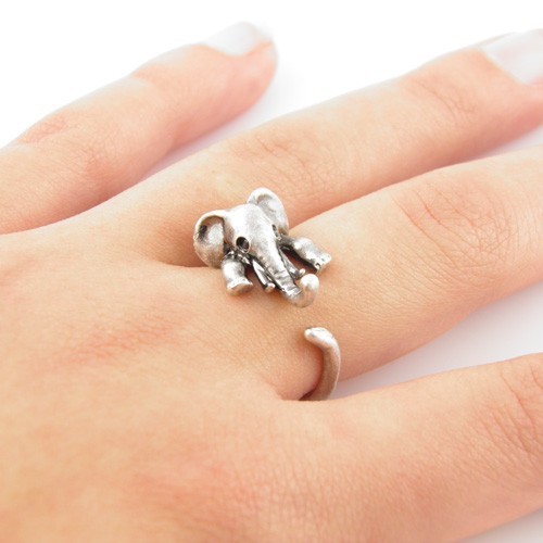 Cute Elephant Animal Wrap Rings on Luulla