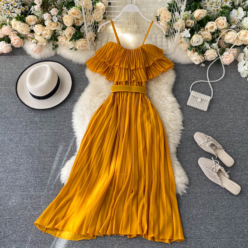 Beautiful Ruffled Summer Party Dress on Luulla