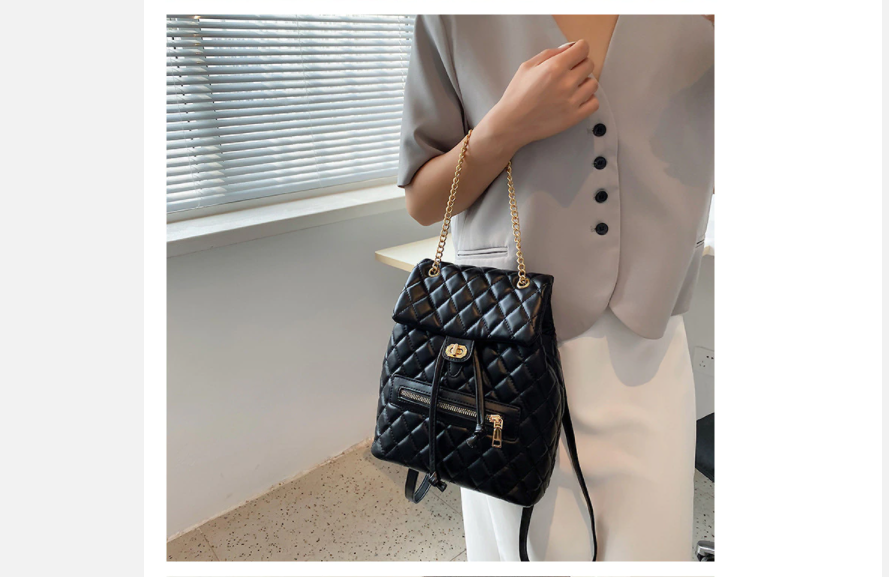 Fashion Diamond Women Backpack Chain on Luulla