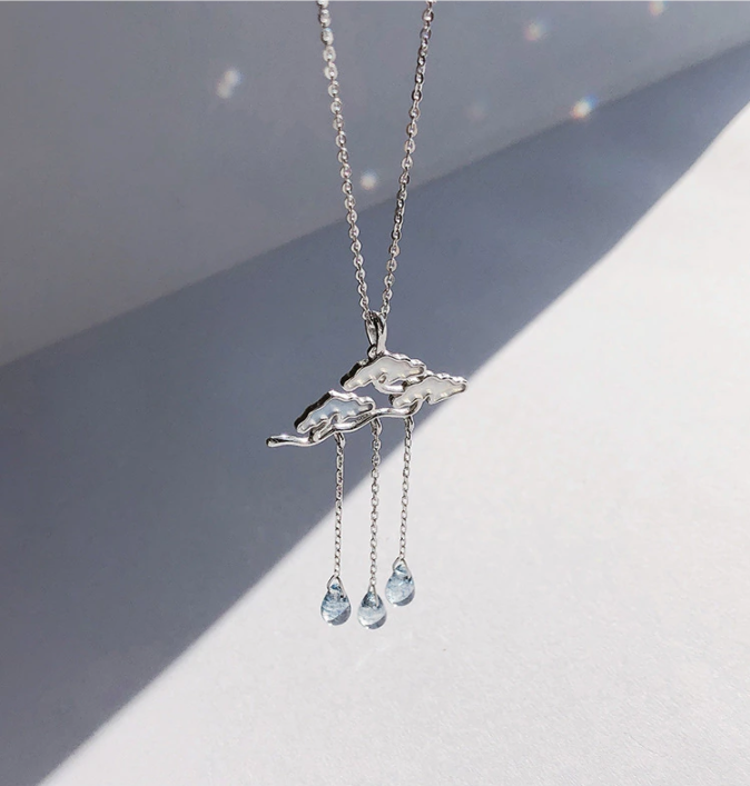 Raindrops Pendant Necklace on Luulla