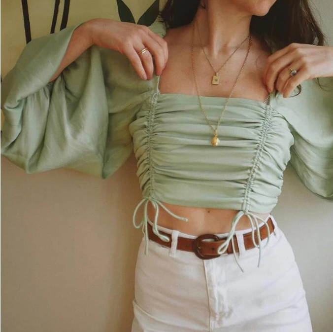 Adjustable Drawstring Tops on Luulla