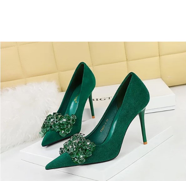 Luxury High Heels Rhinestone Women Pumps on Luulla