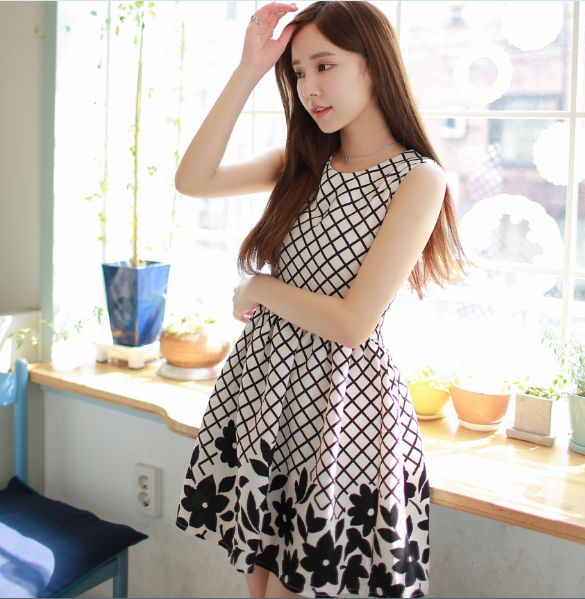 Sweet Style Floral Pattern Dress on Luulla