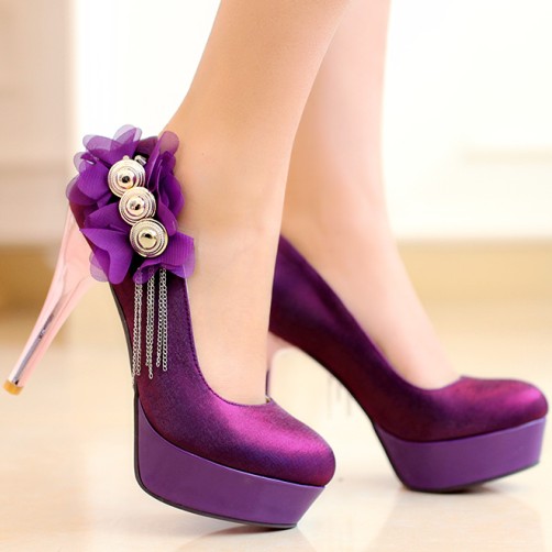 Elegant Charmed High Heels Fashion Shoes In 4 Colors on Luulla