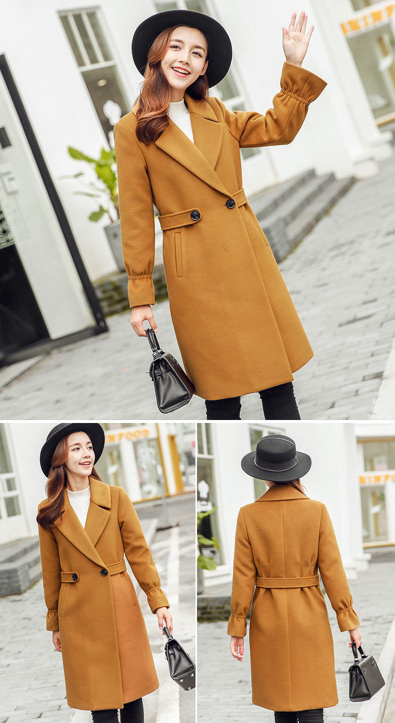 Classy Long Winter Coat on Luulla