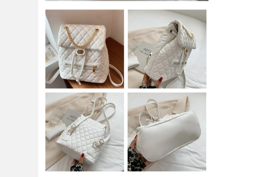 Fashion Diamond Women Backpack Chain on Luulla